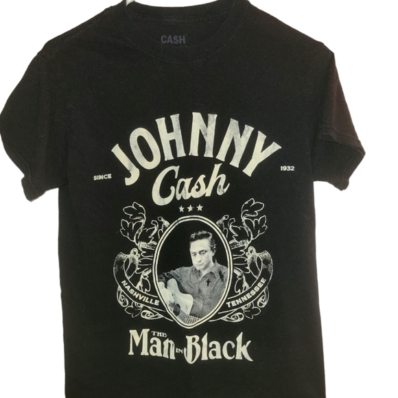 Johnny Cash | Shirts | Johnny Cash The Man In Black Tshirt | Poshmark